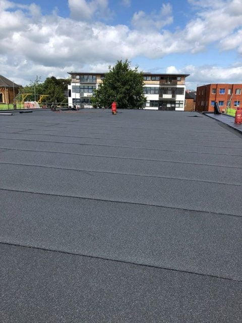 Flat roofing projects in Bedford